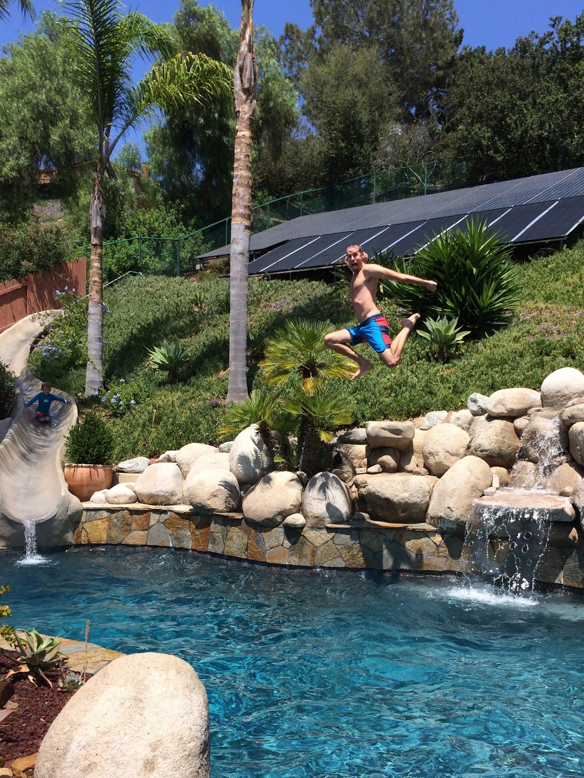 Sensory Overload: Backyard Water Slide (Water up the Nose!)