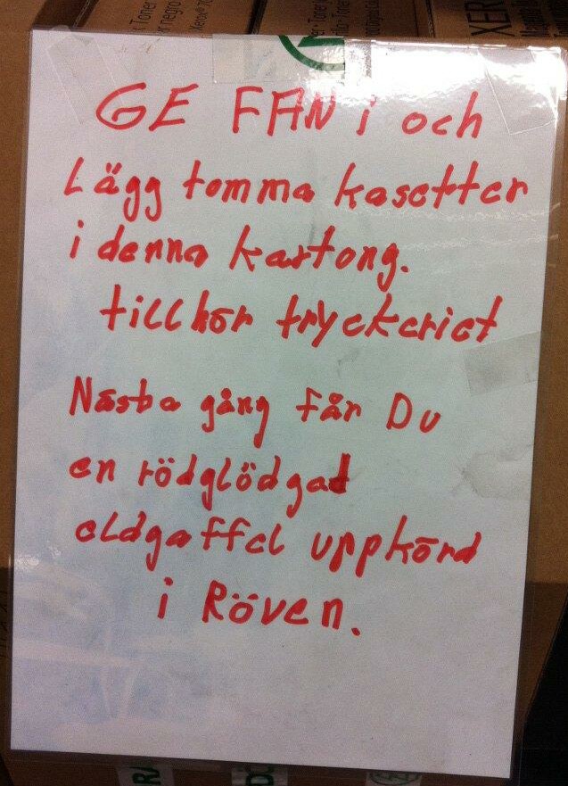 Skånegrabben i Malmö: Sjuk humor eller så är jag övertrött!!!!