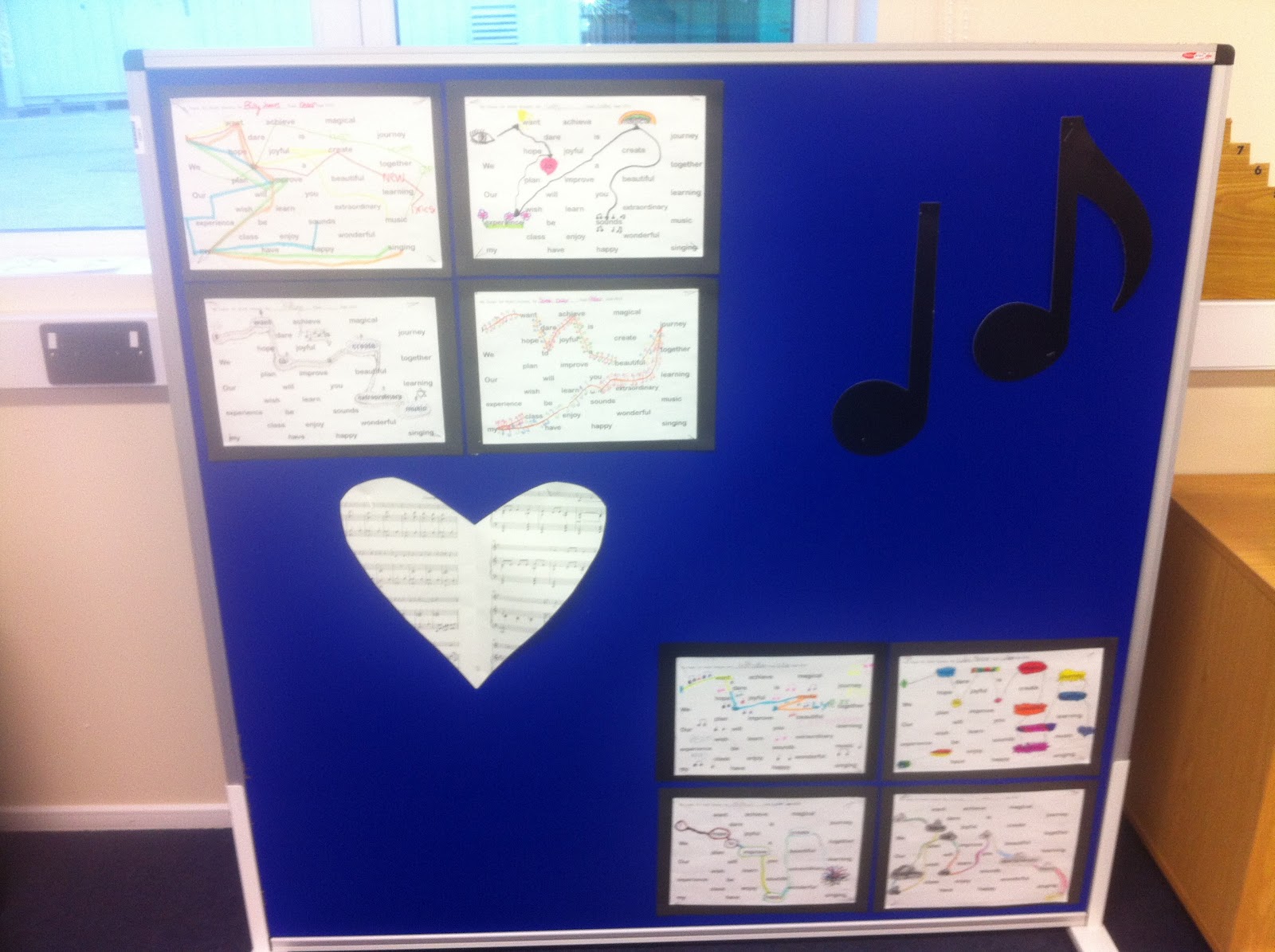 Mrs Schneider's Musical Day: My music room displays