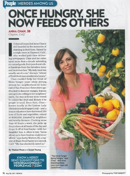 The Lemon Lady Foundation: PEOPLE Magazine Article - On Newsstands ...