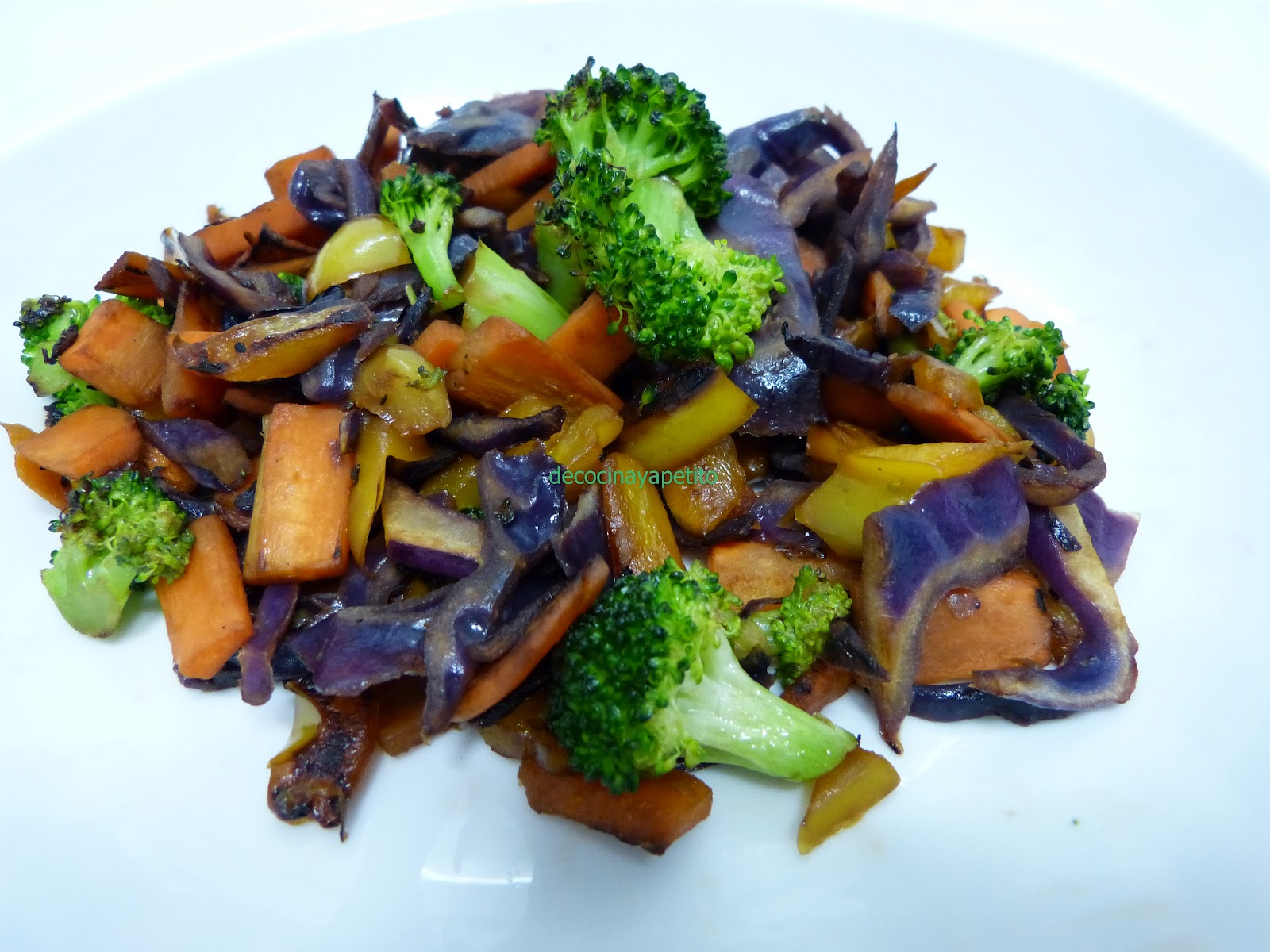 Cocinando con Vicky, recetas de cocina: VERDURITAS AL WOK “TERESA LARRAGA”