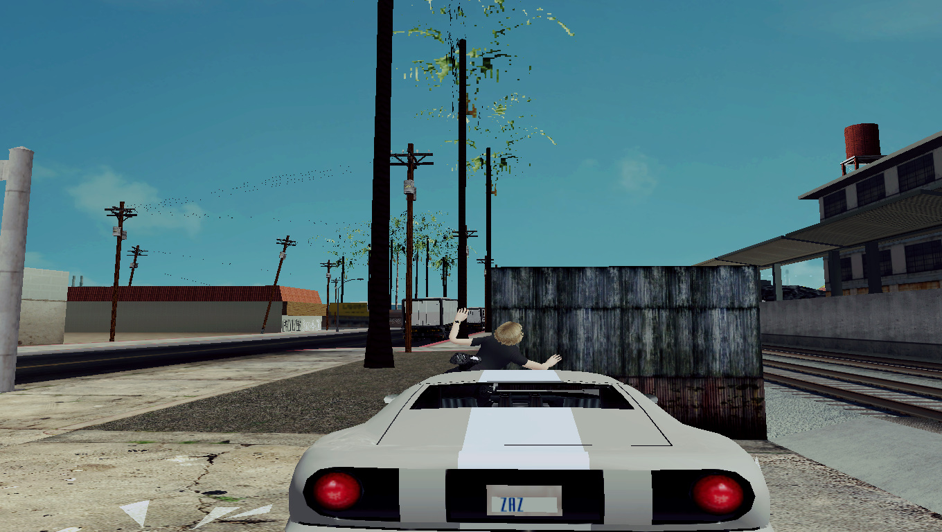 GTA San Andreas Mods: GTA SA - Car Crash Inertia (Ser jogado do PARA-BRISA)