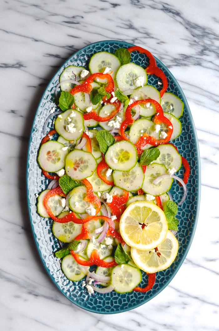 Cucumber Carpaccio Salad - Always Order Dessert
