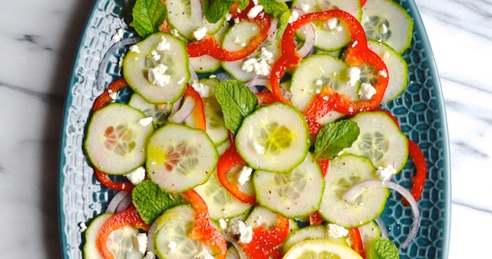 Cucumber Carpaccio Salad - Always Order Dessert