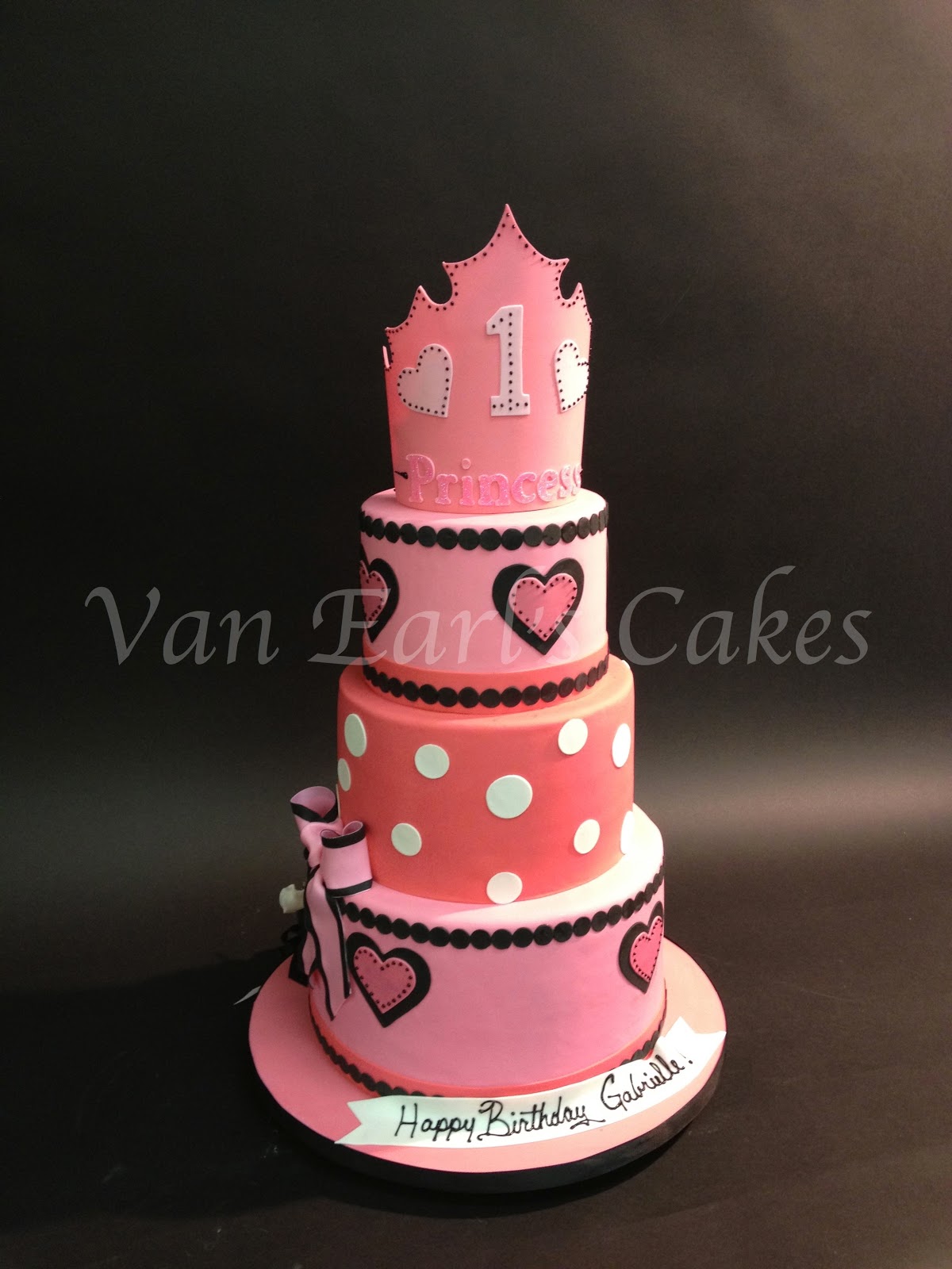 Van Earl's Cakes: 1st Princess Birthday Cake