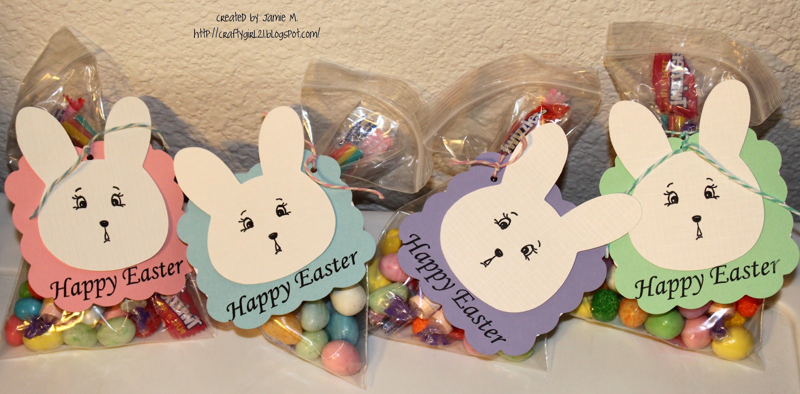 Crafty Girl 21!: Bunny Poop Candy Bags