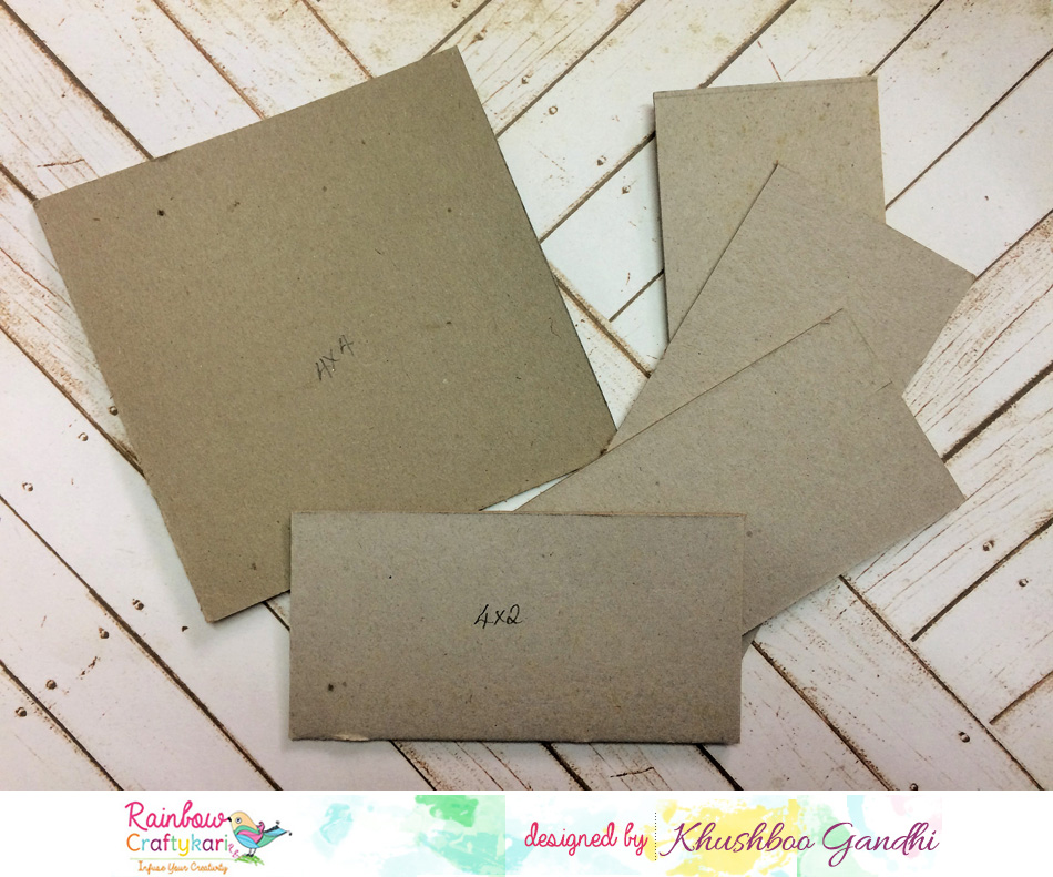 Welcome to Rainbow Craftykari Blog: Quick and Easy Chipboard Box ...