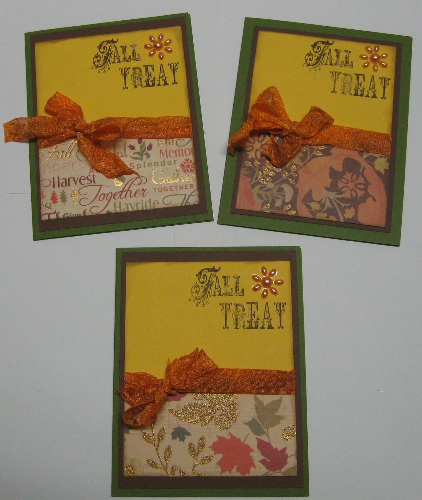 3 Girl JAM: Fall Treat Card