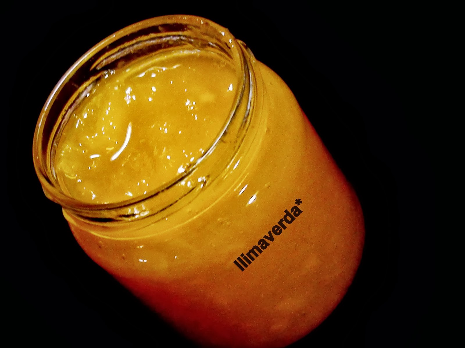 llimaverda: Mermelada de mango con anís