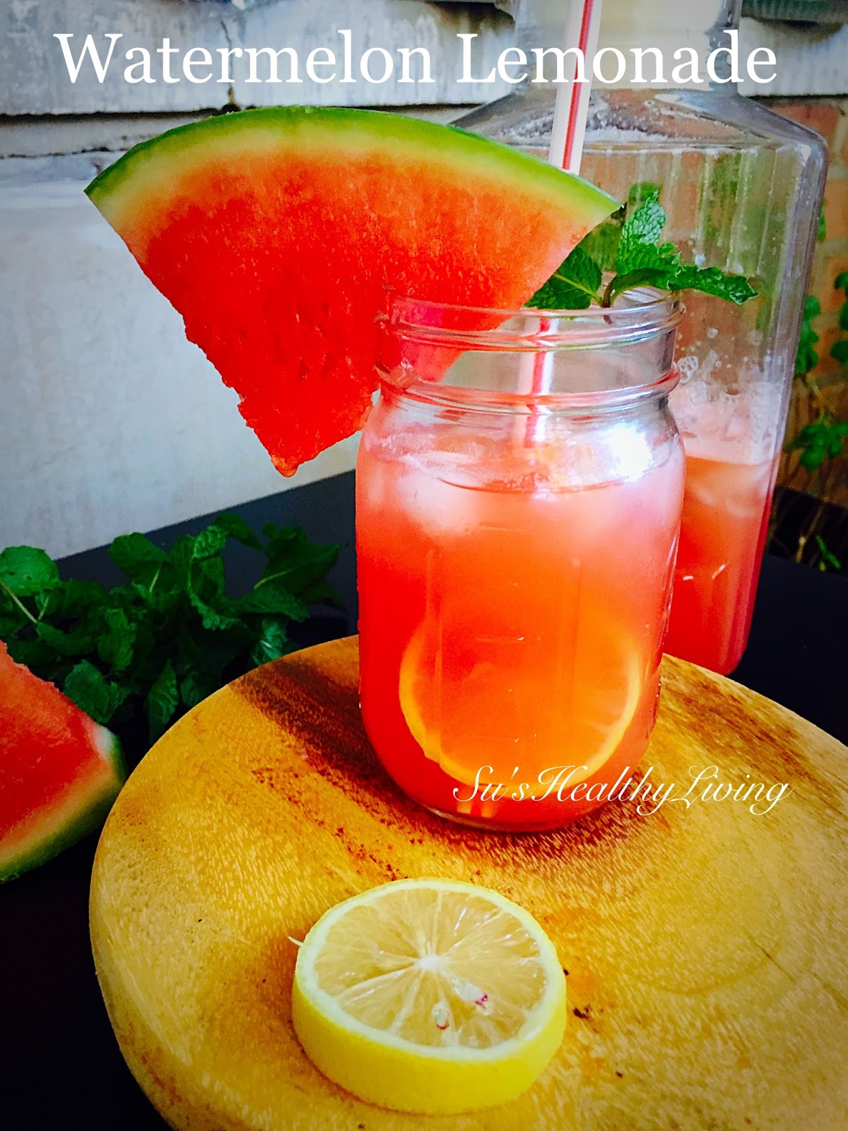 Su'sHealthyLiving: Agua Fresca ( Watermelon lemonade)