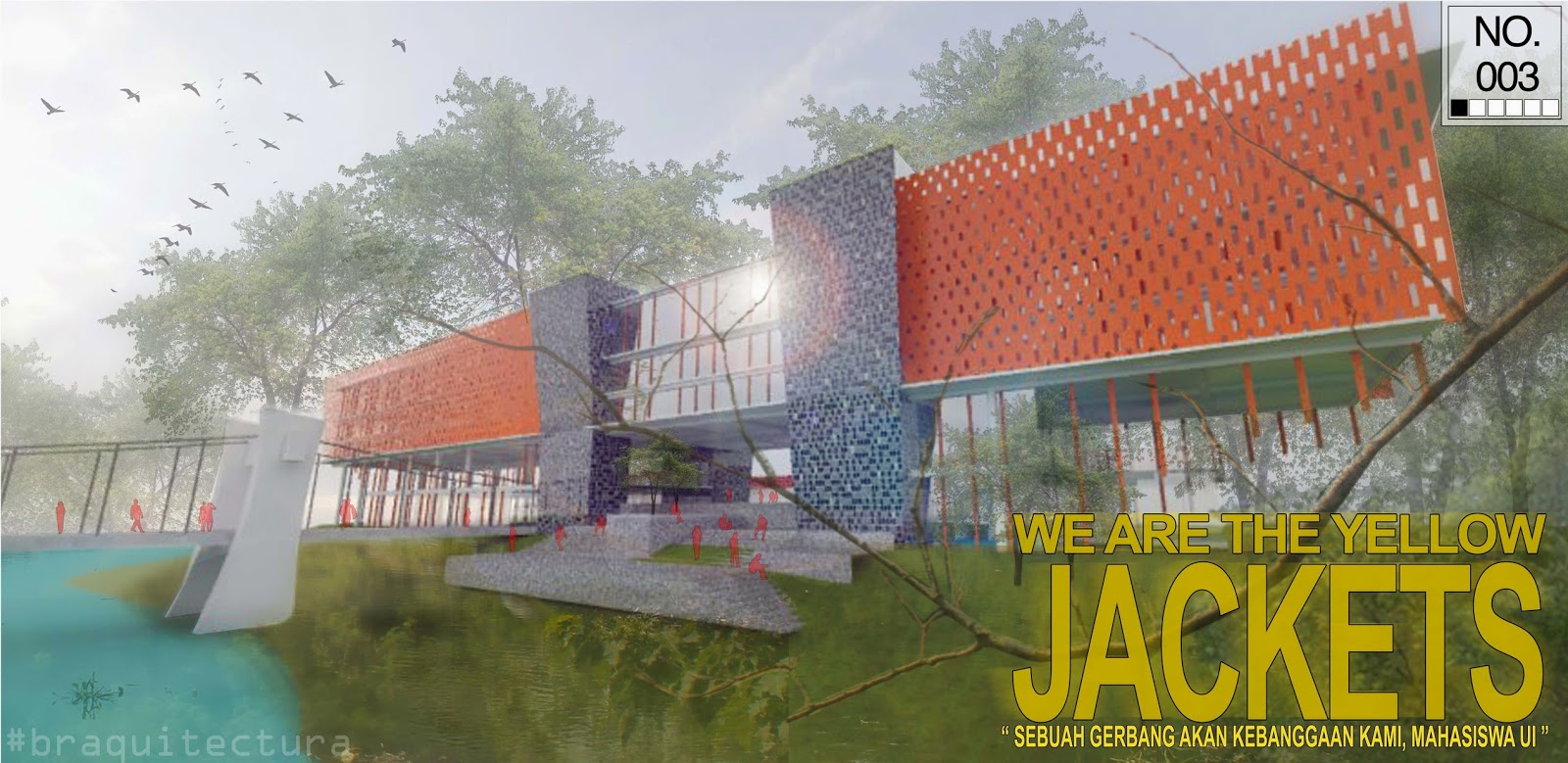 We Are The Yellow Jackets - Sayembara Student Centre (Pusgiwa) UI 2014 ...