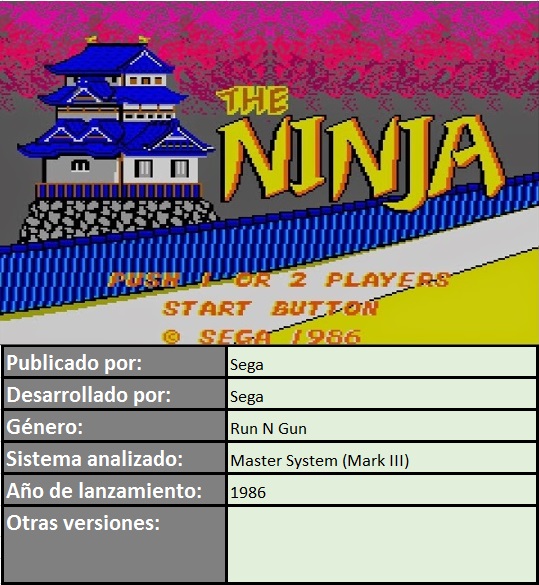 The Videogames Museum: THE NINJA (MASTER SYSTEM)