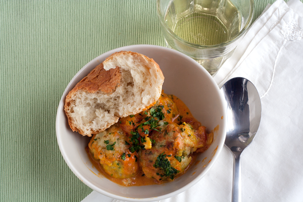 TASTY TRIX: Fish Meatballs in Tomato Saffron Cream Sauce for the ...