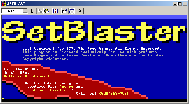 MS-DOS Sound Blaster Setter | Operating System Revival