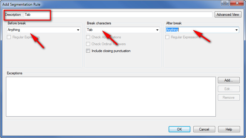 Nora Díaz on Translation, Teaching, and Other Stuff: Changing Segmentation in SDL Trados Studio 2011