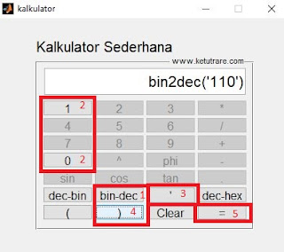 Program Kalkulator Sederhana dengan MATLAB - KETUTRARE