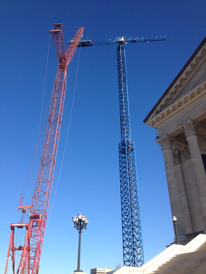 Industrial History: Cranes with a Luffer Jib