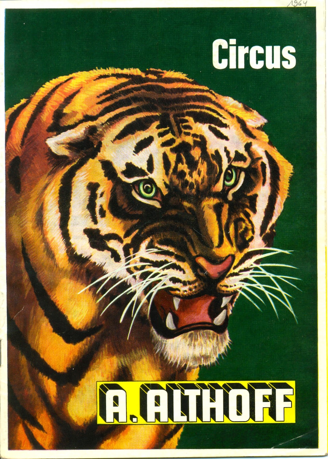 Circus -Collection: Cirque Adolf Althoff 1964, programme