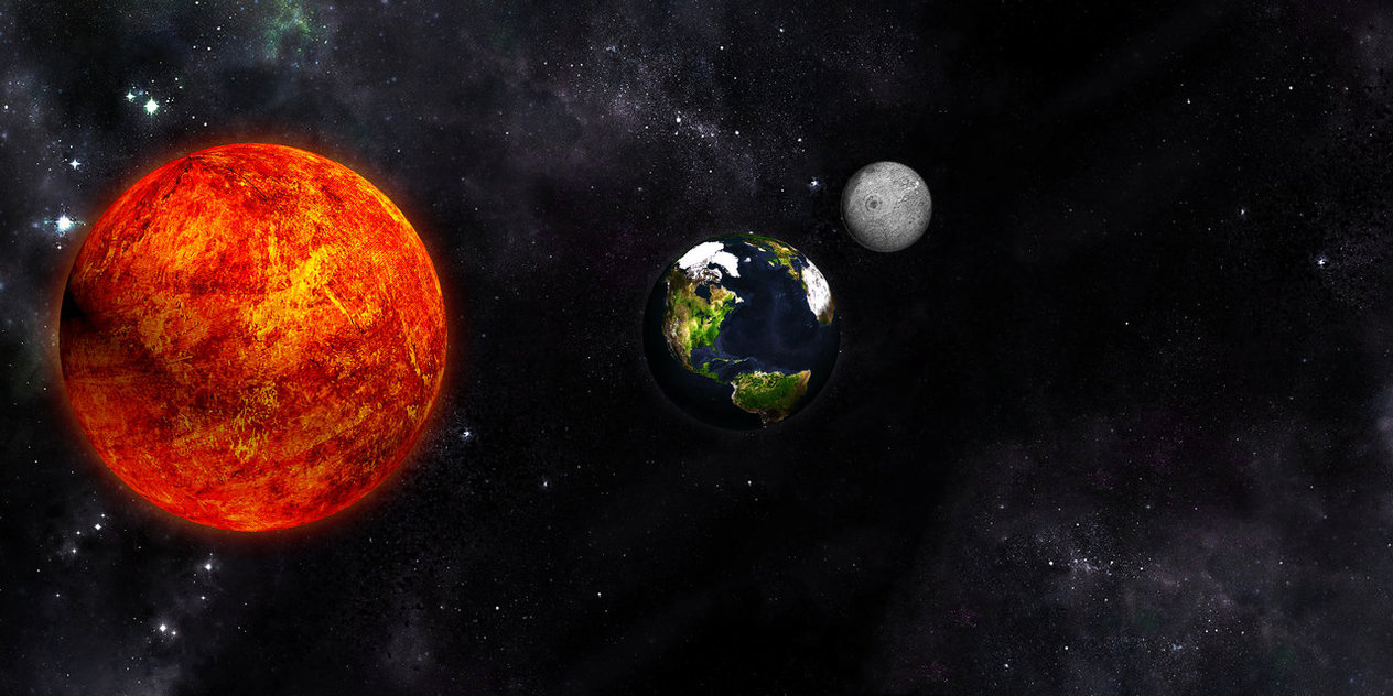 Sol, tierra y luna: uso de la mayúscula