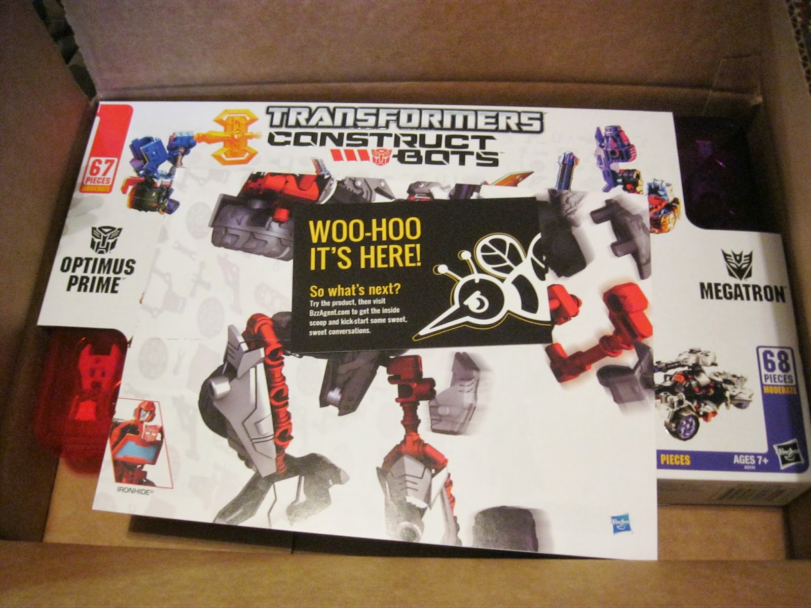 A Handful of Everything: Transformers Construct Bots
