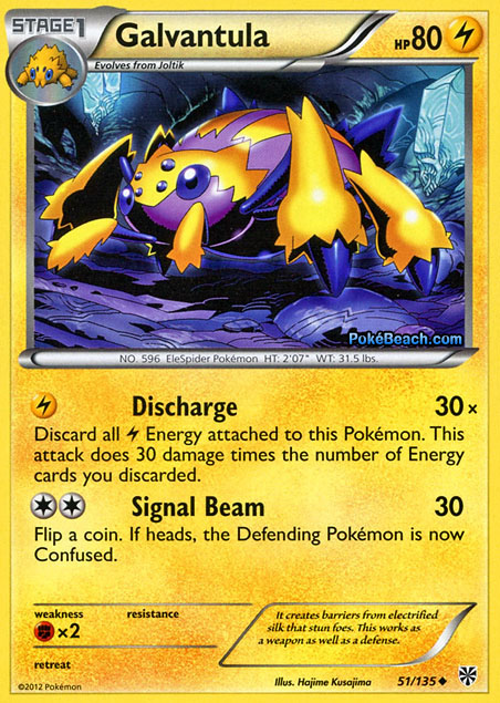 Galvantula -- Plasma Storm Pokemon Card Review | PrimetimePokemon's Blog