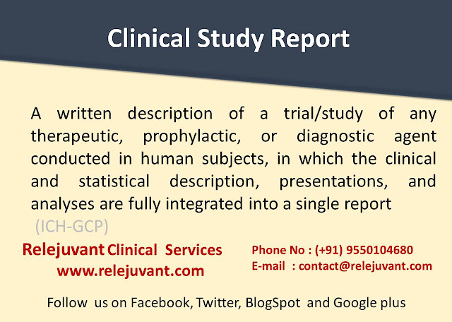 Clinical Study Report (CSR) | Relejuvant Clinical Services