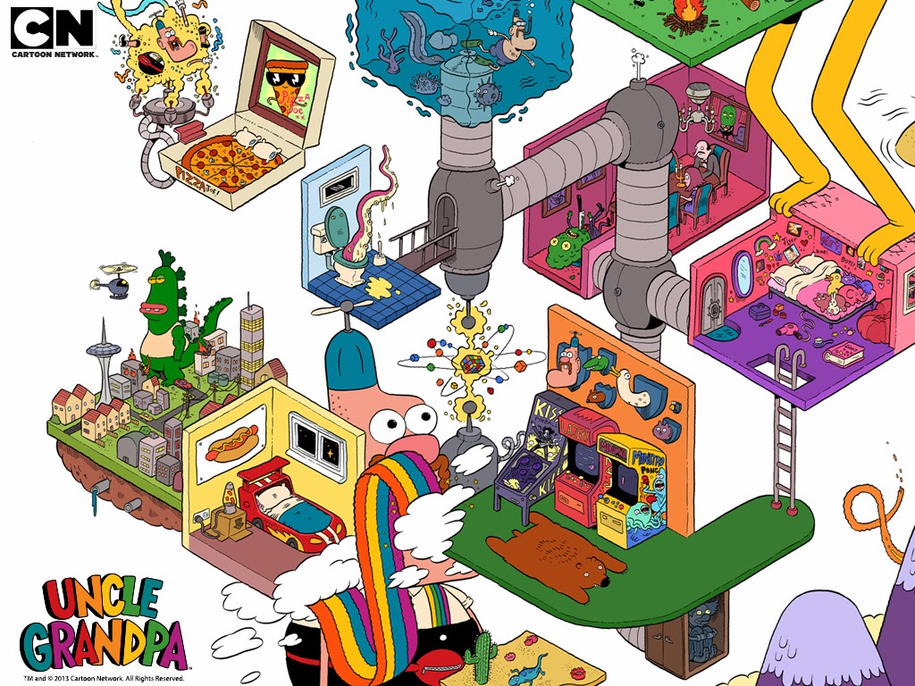 Retro Blog TV: Nueva serie animada Uncle Grandpa, wallpapers de los ...