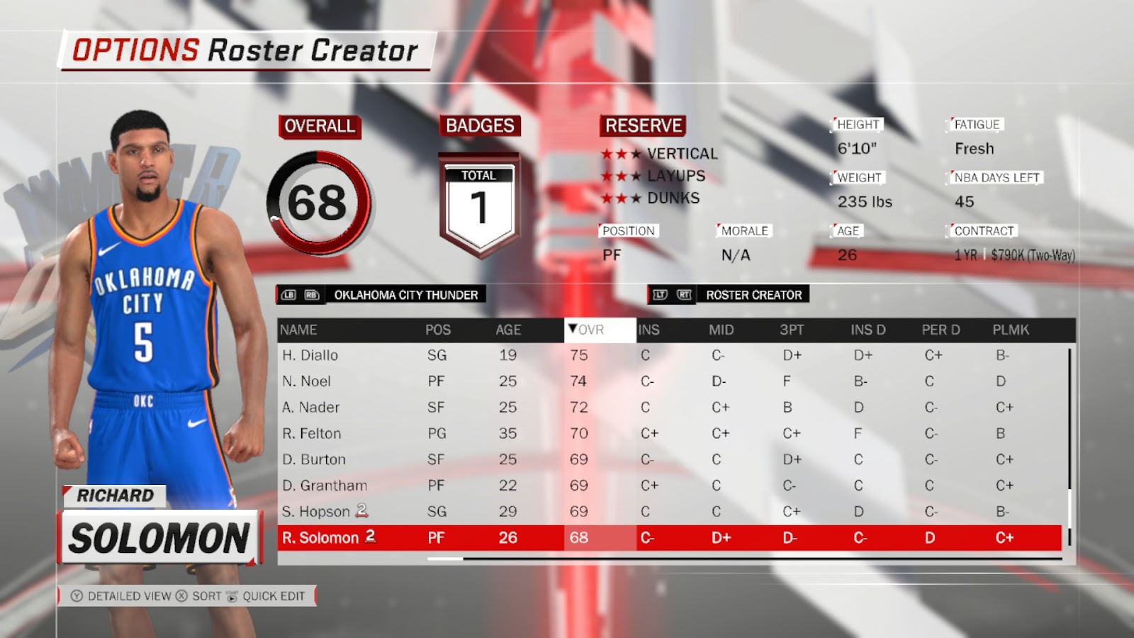 New Players added to the 18/19 Community Rosters (2k18) - UAR NBA 2K