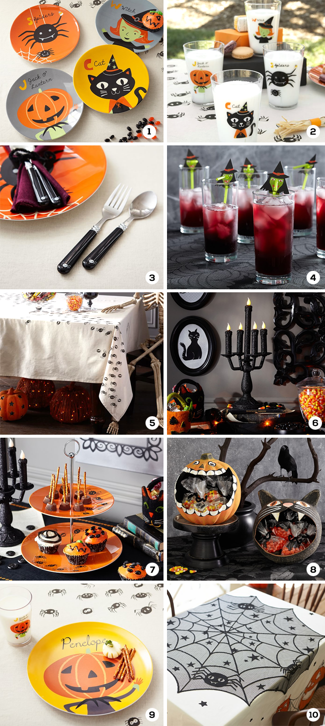 Bubby and Bean ::: Living Creatively: A Fun Kids' Halloween Table Set-Up