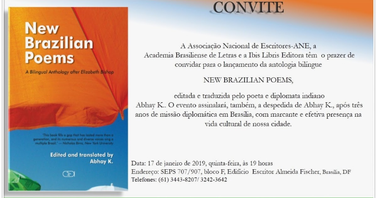 Em Verso & Pros@: New Brazilian Poems, edited by Abhay K.