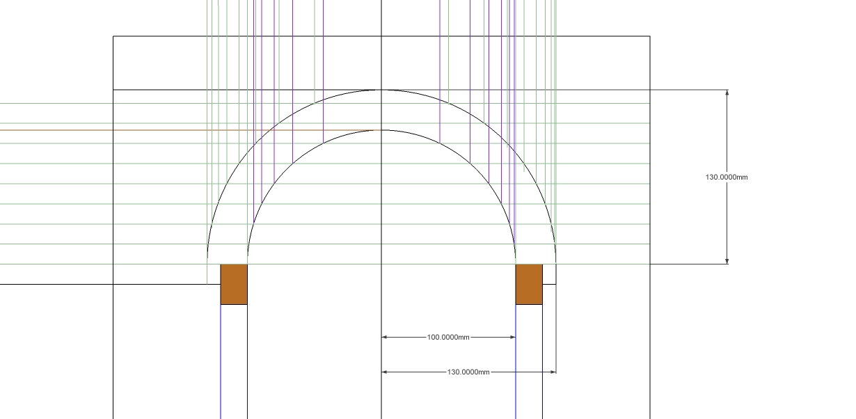 Roof Framing Geometry: The barrel roof dormer