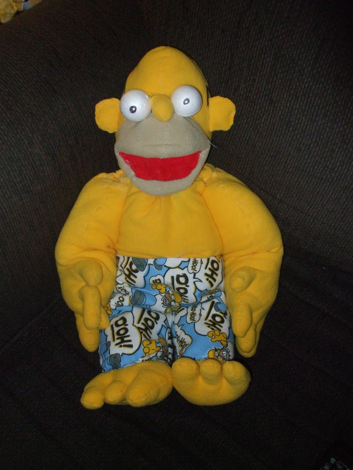 Homer Simpson puppet