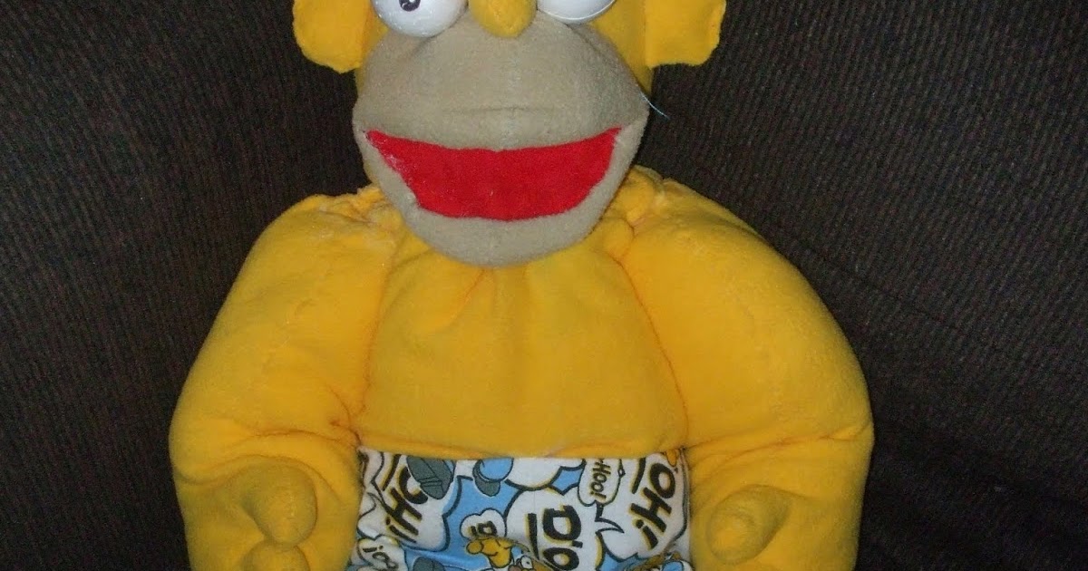 Homer Simpson puppet