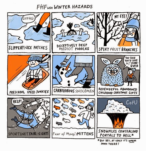 Go You Fucking Habs Go !: FHFun winter hazards ~ Habs vs. Preds Game ...