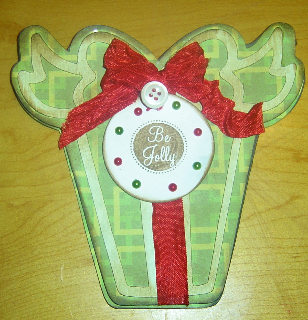 Jessica's Craft Shaque: Christmas Present Shaped Card