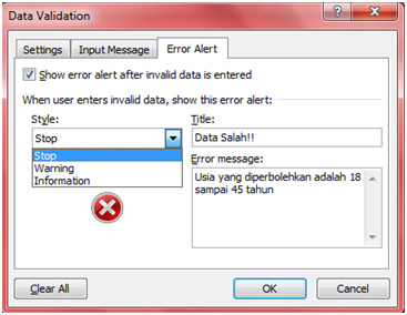 Membuat validasi Dengan Data Entry di Excel 2010 | IQRoe
