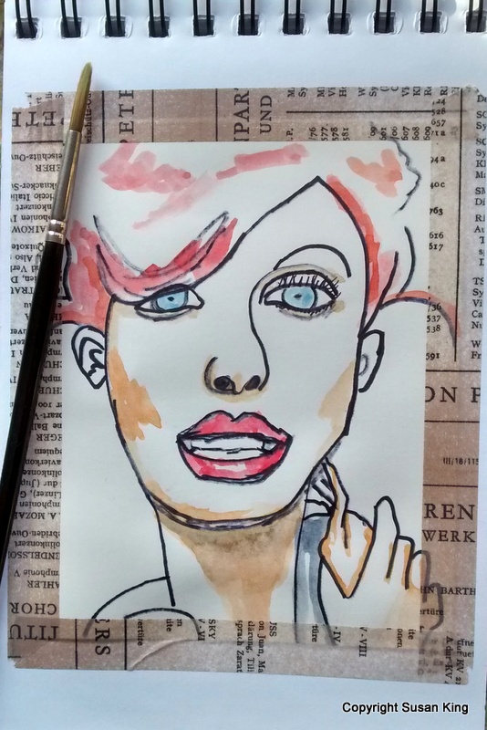 Passion For Paper: Drawing Faces with Sharpies