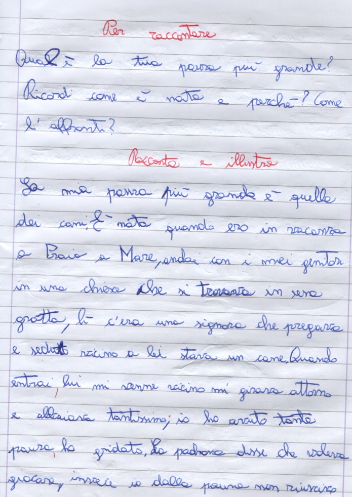 Faccio storie!: RACCONTO REALISTICO GUIDATO