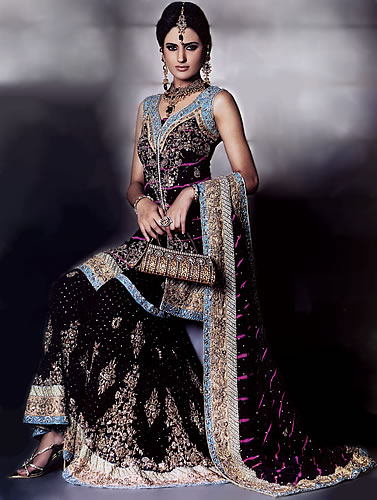 Pakistani Bridal Sharara |The Bridal Club Is All About Bridal
