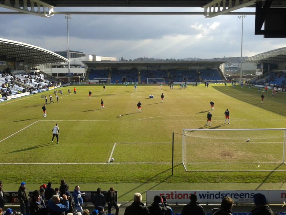The Rainham End.: Proact Stadium - Chesterfield