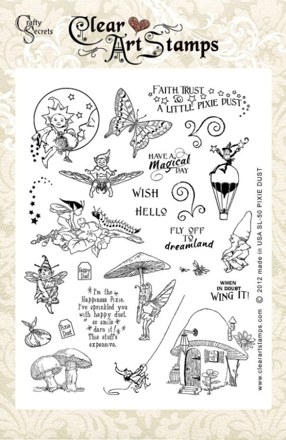 Crafty Secrets Heartwarming Vintage Ideas and Tips: Fairy Stamps ...