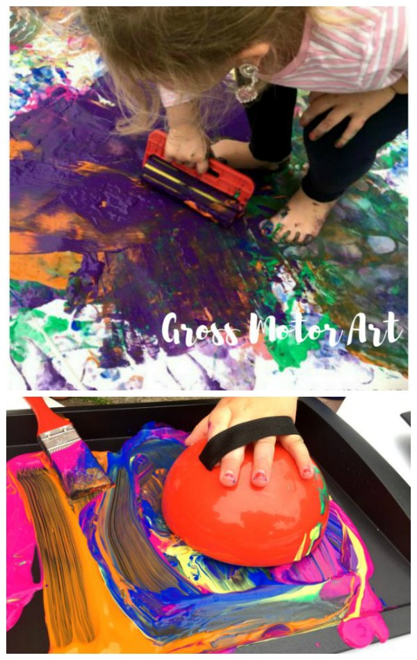Learning and Exploring Through Play: Outdoor Gross Motor Art