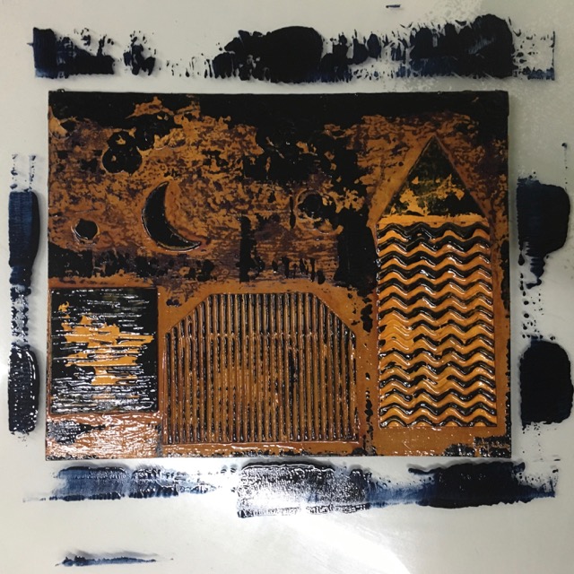 Paper Ponderings: Collagraph printing