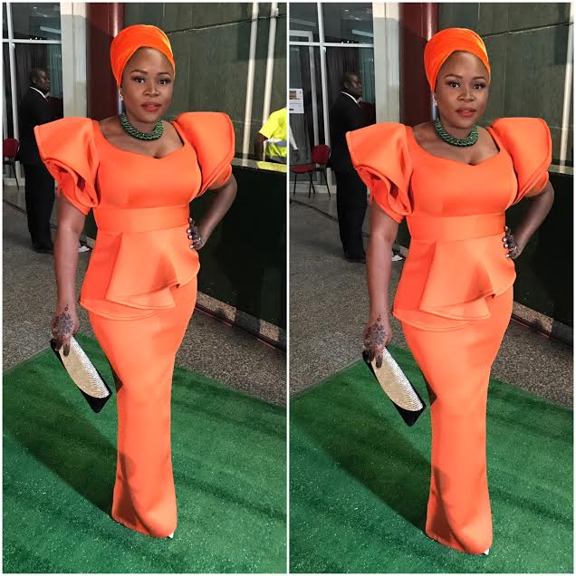 Celebrity stylist Swankyjerry pictured with First Lady of Kogi state ...