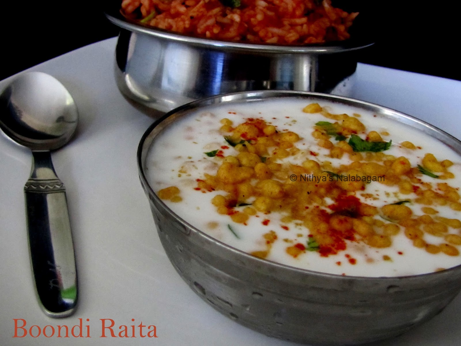 Boondi Raita |Nithya's Nalabagam