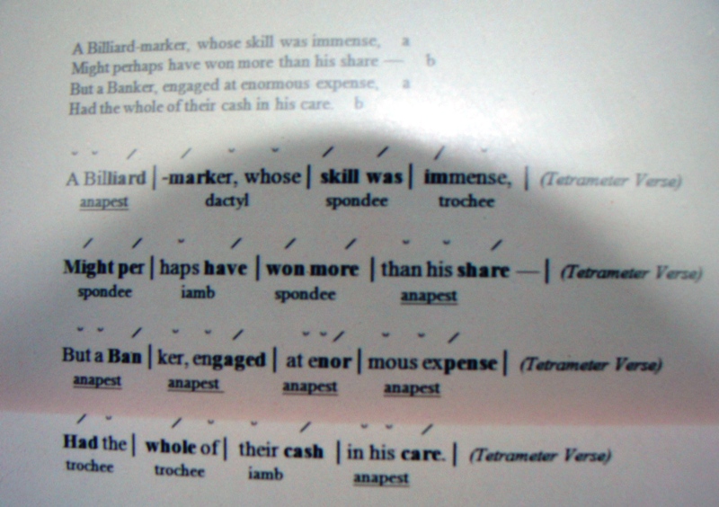 https:poetrydish.blogspot.com: Foot in Anapest