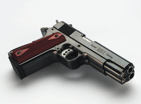 Elvis in my basement: Double Barrel .45 Pistol