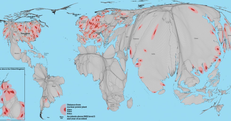 The world's nuclear power plants