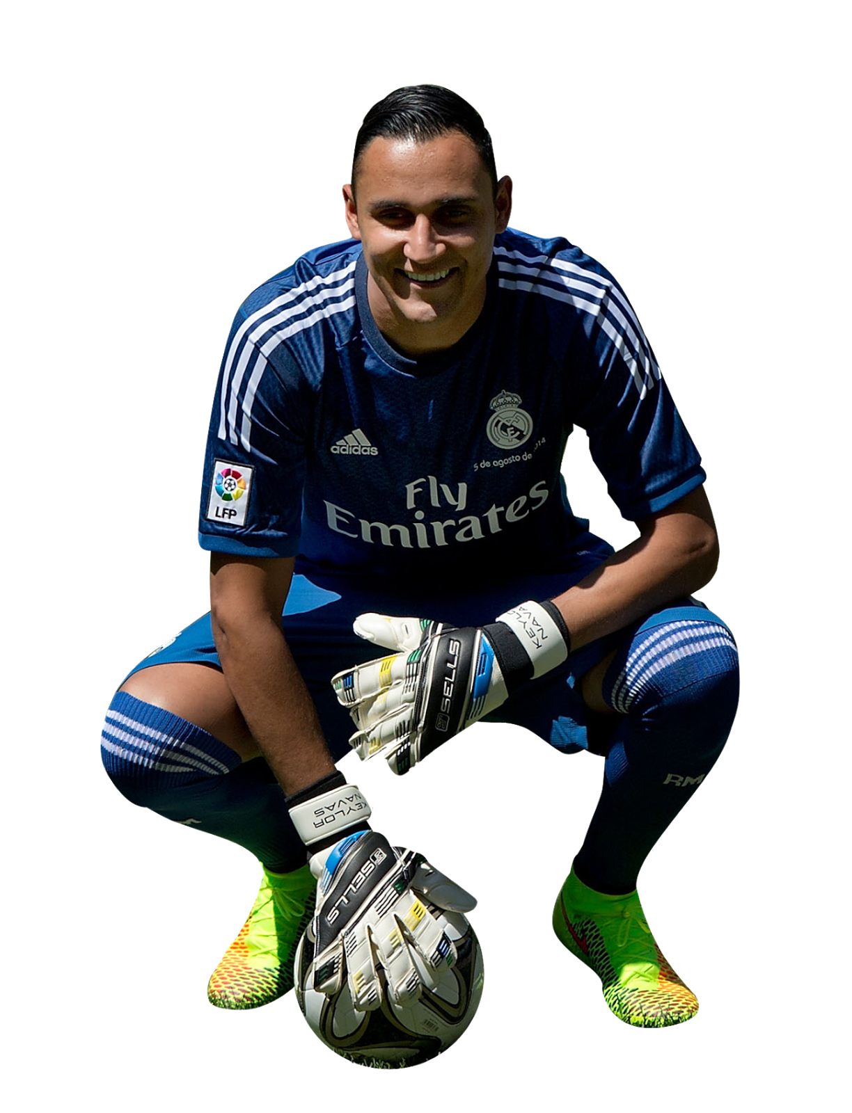 Render de Keylor Navas - Real Madrid - 2014 - 2015 - presentación.