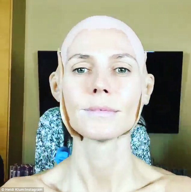 Heidi Klum Shares Halloween Costume Transformation (PHOTO)